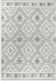 Koberec Didar3, 160x230 cm, stříbrná