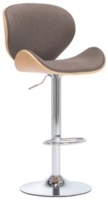 Barová stolička taupe textil,  287414