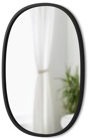 Oválné zrcadlo 45x60 cm Umbra HUB - černé