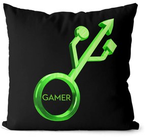 Polštář Pohlaví Gamer (Velikost: 40 x 40 cm)