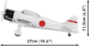 COBI 5729 Japonský stíhací letoun Mitsubishi A6M2 Zero-Sen / 1:32 / 34