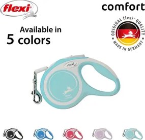 Flexi Comfort XS pásek 3m světle modré / Vodítko