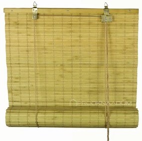 Bambusová roleta 90x150cm odstín ořech