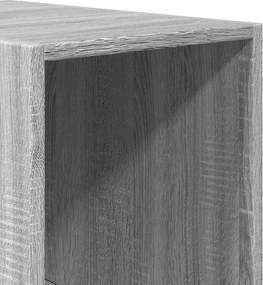 Šatní skříň šedá sonoma 30 x 50 x 200 cm kompozitní dřevo 3307707