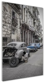 Wallmuralia Vertikální Moderní skleněný obraz z fotografie Havana 50x100