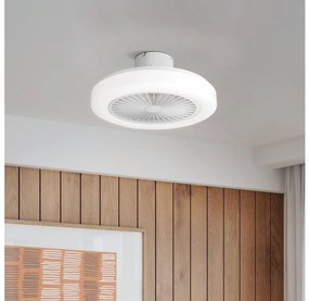 Eglo Eglo 35095 - LED Stmívatelný stropní ventilátor ORTONA LED/25,5W/230V bílá + DO EG35095
