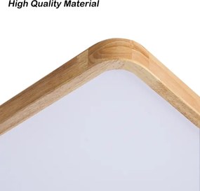 BRILAGI - LED Stmív. svítidlo WOODLINE SQUARE LED/100W/230V dub 80x80 cm + DO