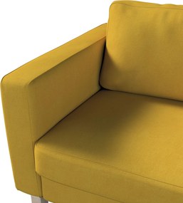 Potah na pohovku IKEA  Karlstad 3-místná, nerozkládací, krátký barva žlutá látka pletený vzor