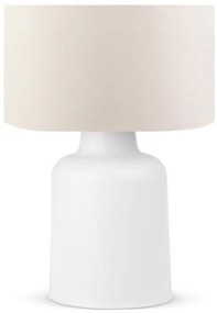 Stolní lampa AYD 1xE27/60W/230V béžová/bílá