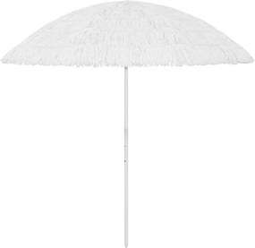 Plážový slunečník Hawaii bílý 300 cm 314702