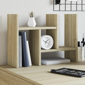 vidaXL Stolní organizér 34,5x15,5x35,5 cm kompozitní dřevo [848057] Barva: dub sonoma