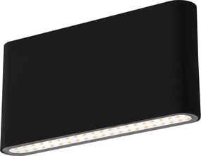 CEN FRMN-129040 Fasádní LED FORMA černé oboustranné 12W 230V 4000K 820Lm 120d 175x90mm IP54 - CENTURY
