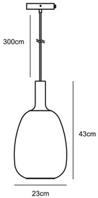 Závěsné svítidlo Nordlux Alton, opálové sklo Průměr: Ø 35 cm