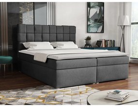 Kontinentální postel Kinec Box, Rozměr postele: 160 x 200 cm, Potah: Kronos 22