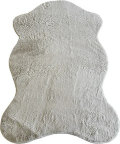 BE Koberec Puffy PUFFY 060 WHITE - bílý obdélníkový Rozměr: 40x60 cm