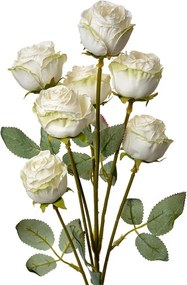 Umělá větvička bílá růže Rose white - 8*8*55 cm