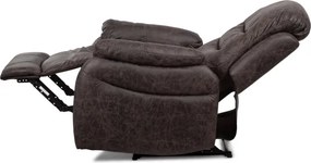 Polohovací křeslo hnědé TV-4086 BR