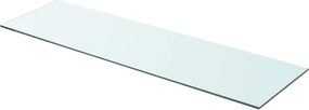 Policové desky 2 ks sklo čiré 90 x 25 cm 3051580