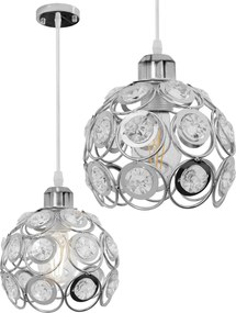 Toolight - Elegantní stropní lampa 1xE27 APP207, chromová, OSW-00402