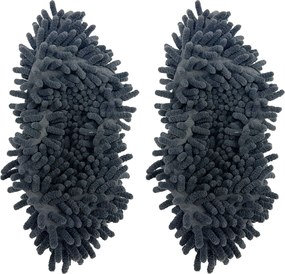 Sinsay - Návleky na obuv na čištění podlah 2 pack - šedá