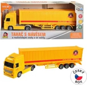 MaDe 08433 - Kamion s kontejnerem na setrvačník, 33 x 5 x 8 cm