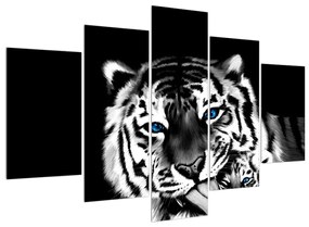 Obraz tygra s mládětem (150x105 cm)