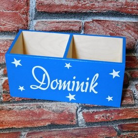 Organizér na tužky se jménem modrý