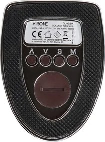 Stolní lampa s budíkem VIRONE DOLOMIT DL-12/BR, 5W, 400lm, 4000K, hnědá