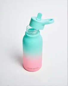 Neon Kactus Dětská tritanová láhev tyrkysově-růžová / 340 ml / bez BPA