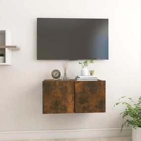 vidaXL Závěsná TV skříňka 60x30x30 cm [804523] Barva: Betonová šedá