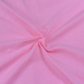 BROTEX Jersey prostěradlo růžové Rozměr: 120 x 200 cm