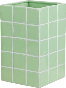 Butlers TILES Váza 22 cm - mátová