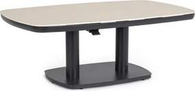 BIZZOTTO Nastavitelný zahradní stůl PORTOFINO 135x83 cm antracit 8051836778511