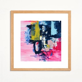 Evgeniya Zolotareva | Midnight Through Cotton Candy Rám: Černý, Velikost: 60 x 60 cm