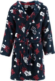 Dětský / dívčí coral fleece župan s kapucí Minnie Mouse - Disney, EU 128 Tmavě modrá