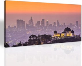 Nástěnný obraz na plátně s fotografií města 140x70 Los Angeles Kalifornie