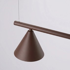 Sollux Lighting Lustr NOX 4L hnědý