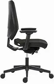 Powerton Sima černá / Kancelářské ergonomické křeslo / nosnost 130 kg