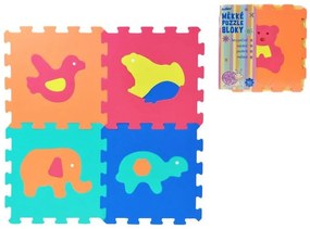 Wiky Pěnové puzzle Zvířata 30x30 cm 10 ks