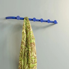 Modrý kovový nástěnný věšák Retro – Spinder Design