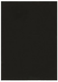 B-line, Kusový koberec COLOR UNI Black, 140x200, černá, ložnice