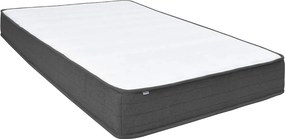 Postel boxspring tmavě šedá textil 160 x 200 cm 3054713