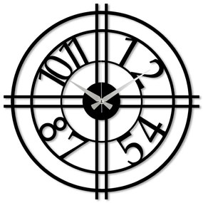 Dekorativní nástěnné hodiny Pejas 49 cm černé