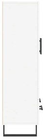 Skříň highboard bílá 69,5 x 31 x 115 cm kompozitní dřevo