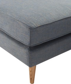 Rohová pohovka Venuste denim blue/brown