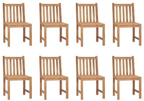 Zahradní židle 8 ks masivní teak 3073087