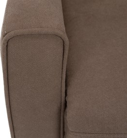 Relaxační otočné křeslo, šedohnědá Taupe, MEKENZI