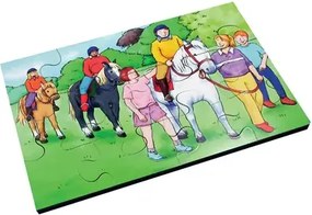 Just Jigsaws 490 Inkluze - dřevěný puzzle set / 72 dílů / od 3 let