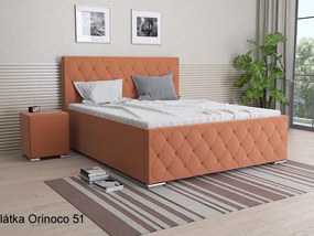 Čalouněná postel Adel 150x200 vysoká 60 cm