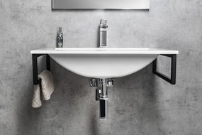 Sapho Yukon YU070 umyvadlo 70 x 45 cm litý mramor